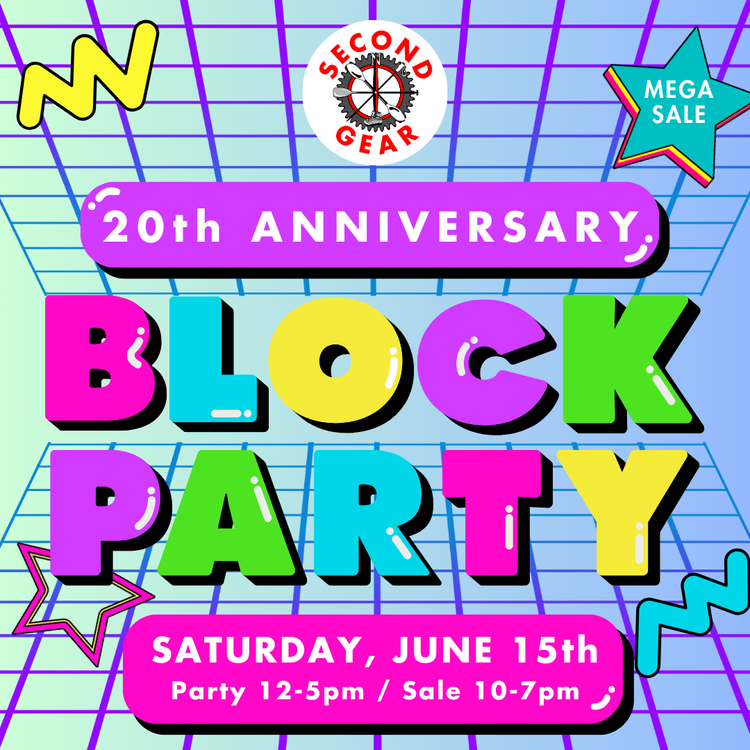 Second Gear's 20th Anniversary Block Party! – Second Gear WNC